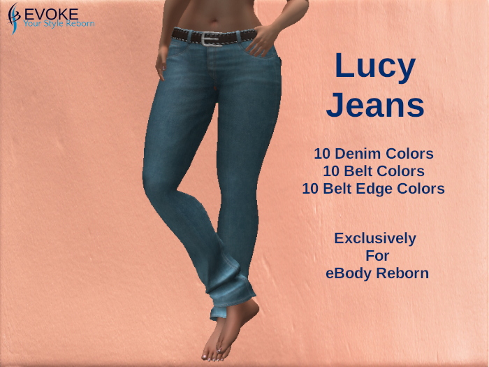 Second Life Marketplace - ! E V O K E ! Lucy Jeans for Reborn